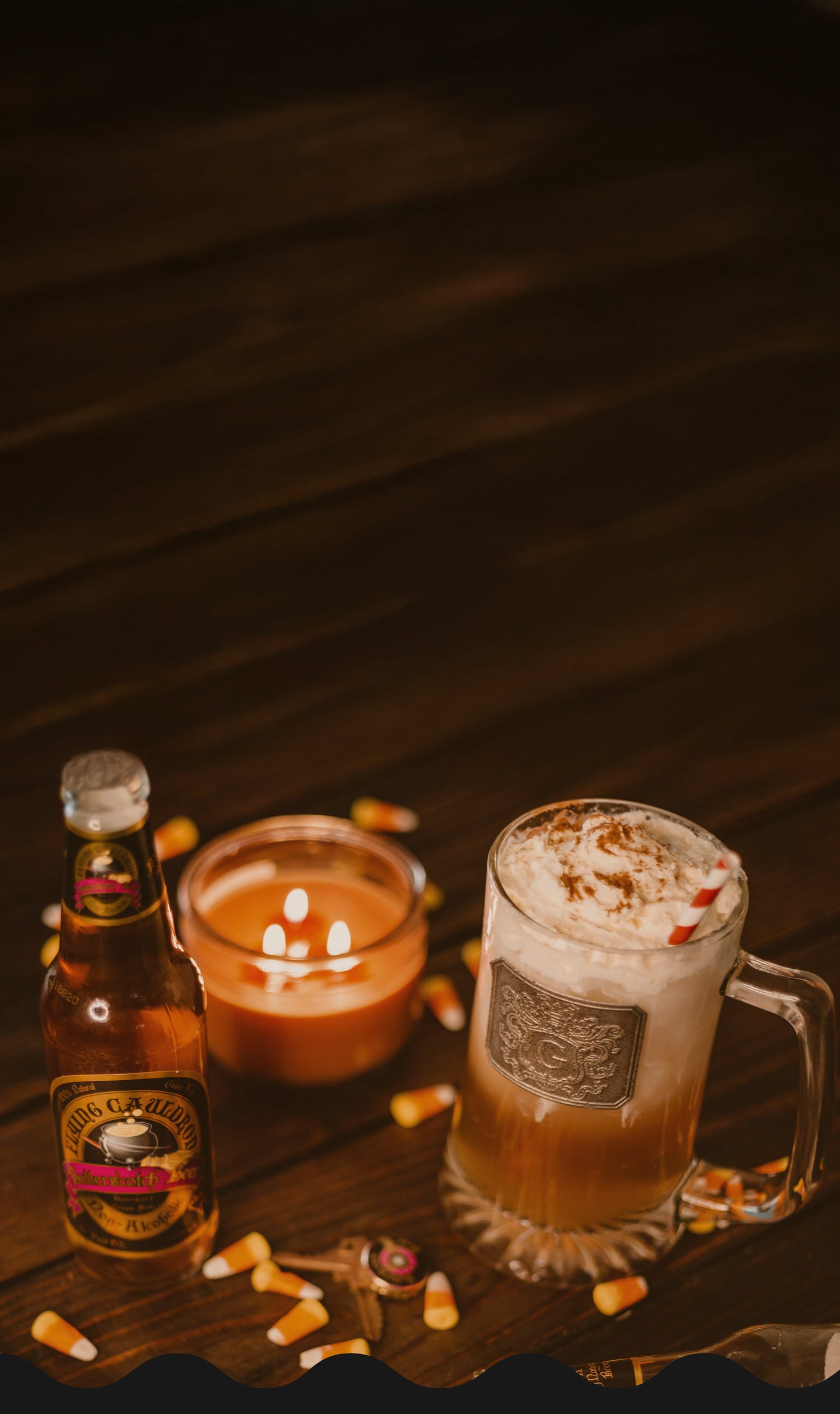Flying Cauldron Landing Page – Virgil's Soda